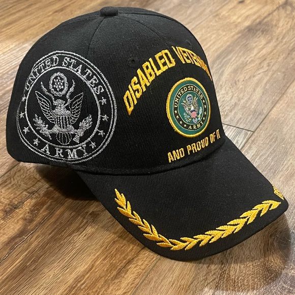 U.S. Army | Accessories | Us Army Disabled Army Veteran Baseball Cap ...